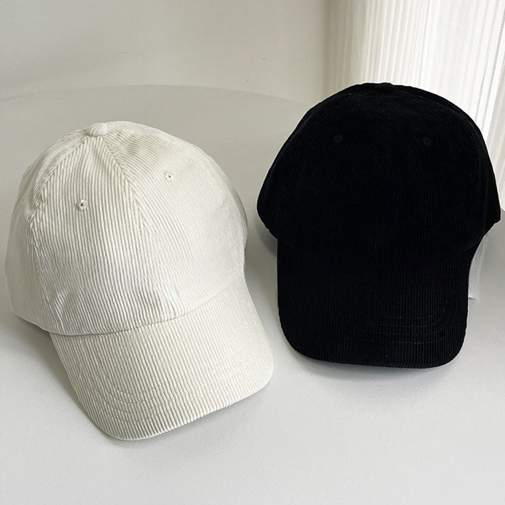 New corduroy baseball cap in autumn and winter – Keren-Mutagim